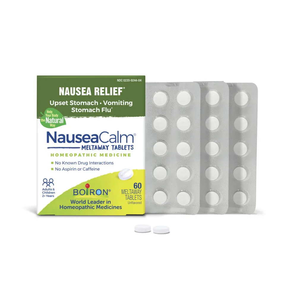 NauseaCalm® Meltaway Tablets | Boiron USA