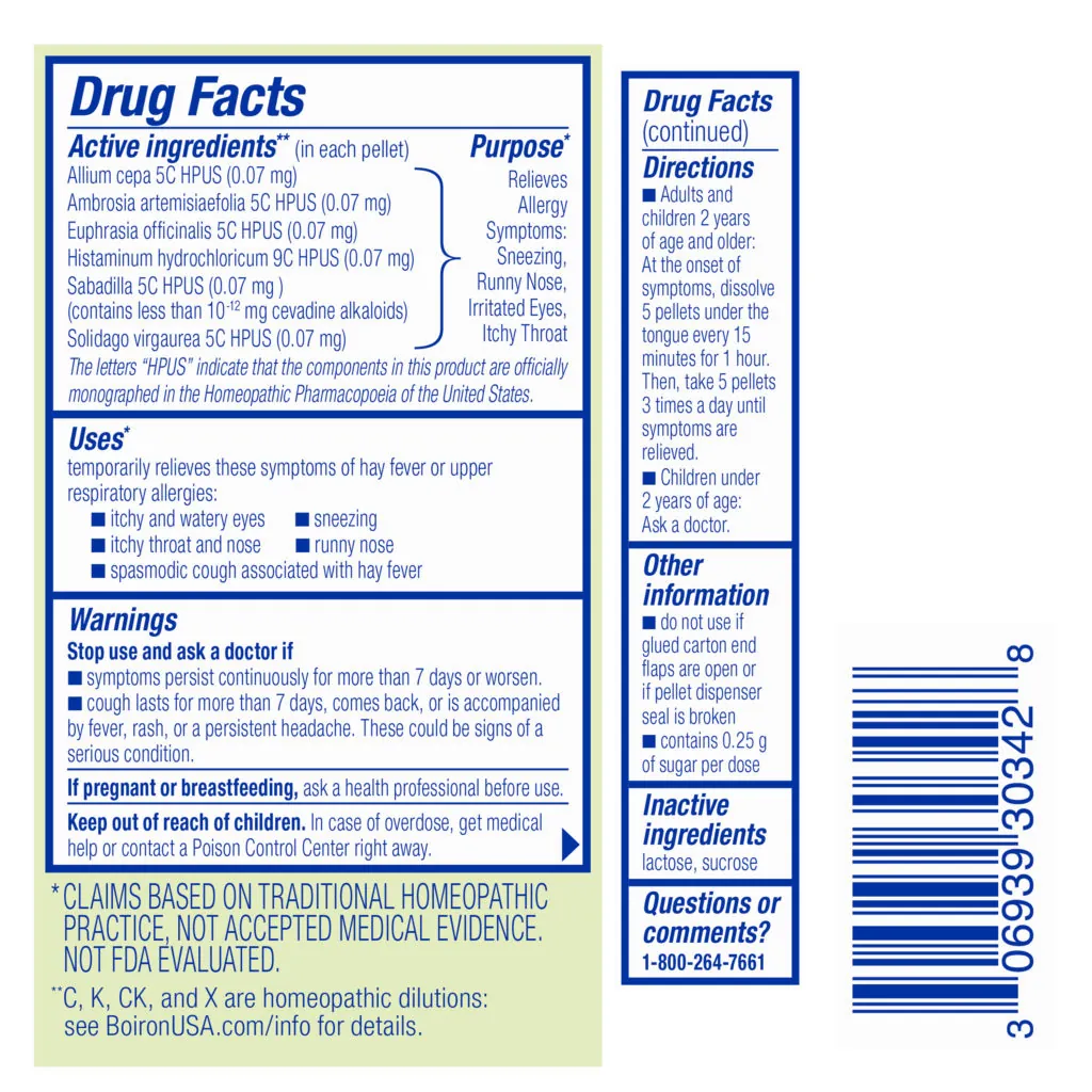 AllergyCalm® On the Go Pellets | Boiron USA